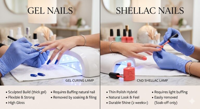 Gel Nails vs Shellac: Pros, Cons, Cost & Which One Is Worth It – Edit ...